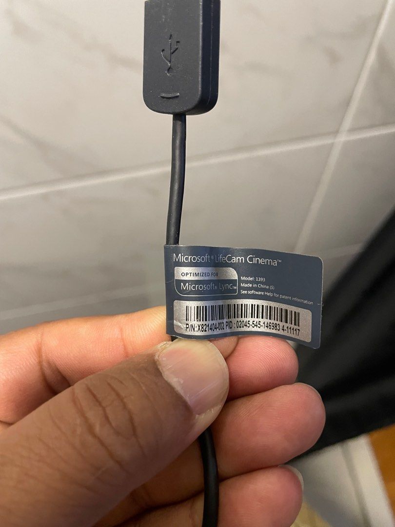 Microsoft LifeCam Cinema Webcam (HD), Model: 1393, Computers & Tech ...