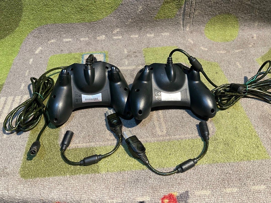 Microsoft Xbox controller 1st gen wired 2 meters original, Video Gaming ...
