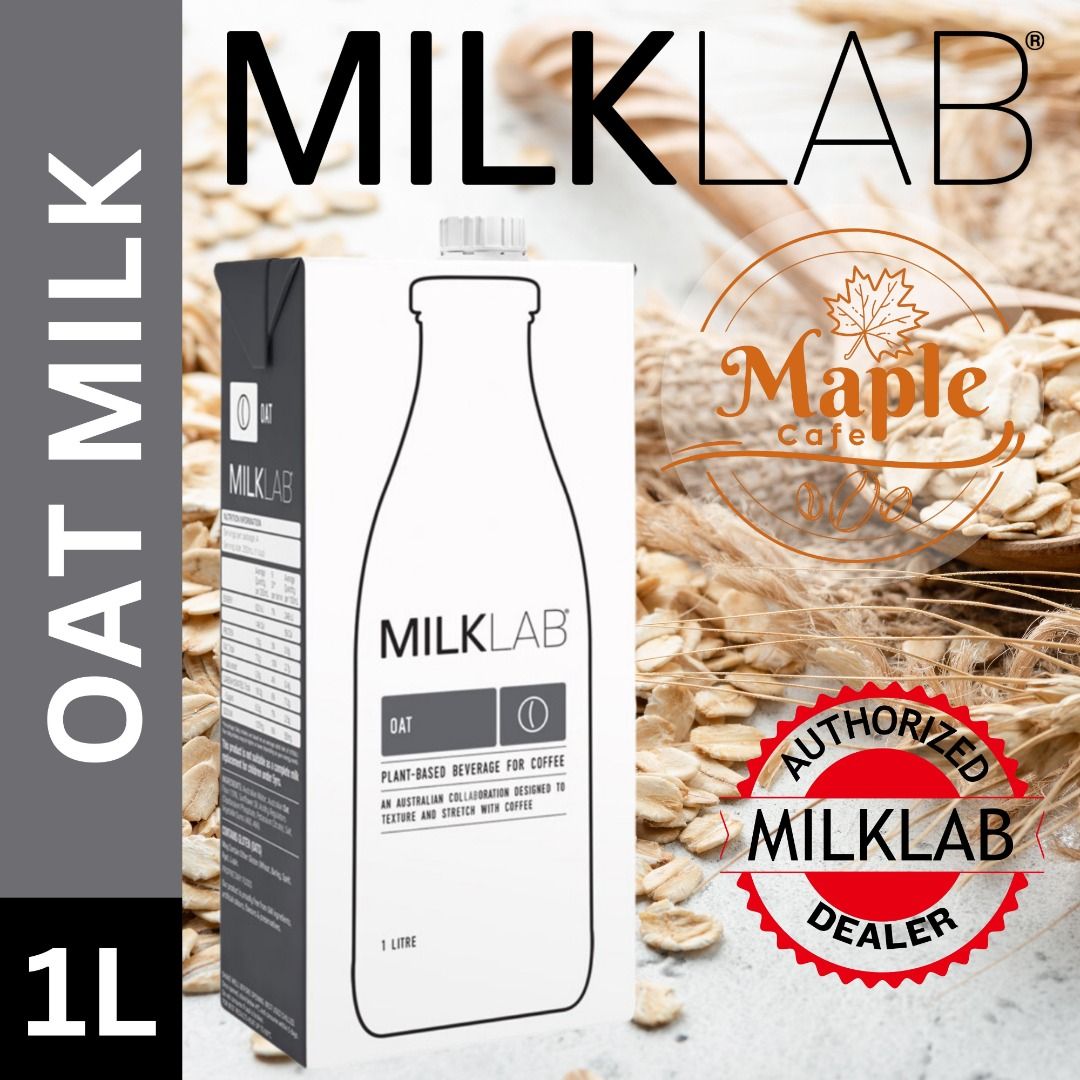 MilkLab Oat Milk 1 Liter (Plant Base Milk) - Full cream dairy milk ...