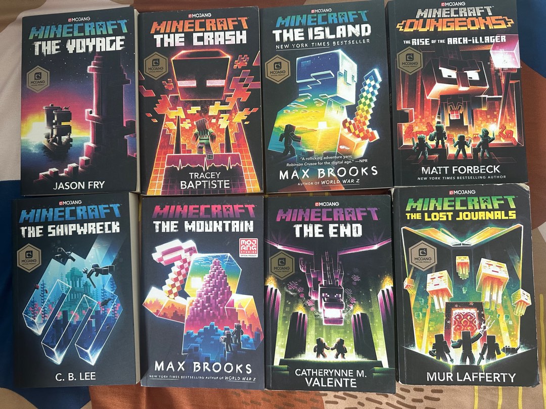 Minecraft Books - 8 book set, Hobbies & Toys, Books & Magazines ...