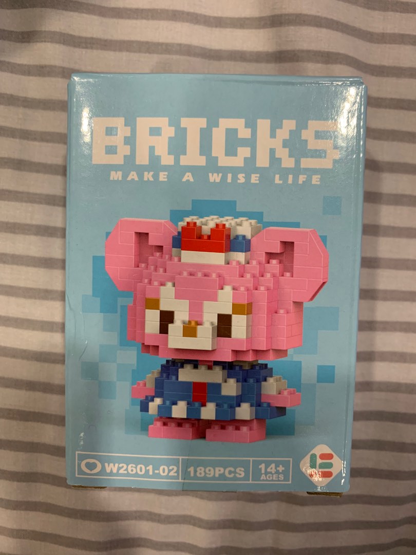 Minecraft pink bear bricks, Hobbies & Toys, Toys & Games on Carousell