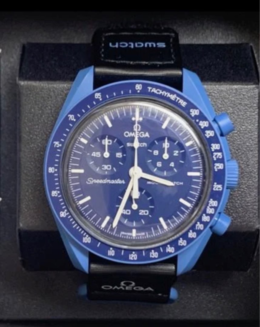 "Mission To Neptune" Swatch x Omega, Luxury, Watches on Carousell