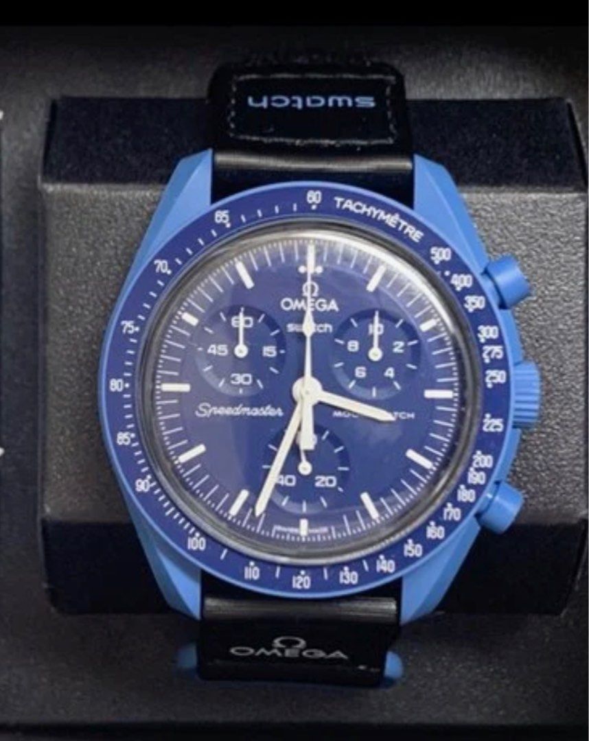 "Mission To Neptune" Swatch x Omega, Luxury, Watches on Carousell