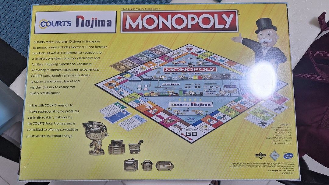 Monopoly limited edition (Courts Nojima), Hobbies & Toys, Toys & Games ...