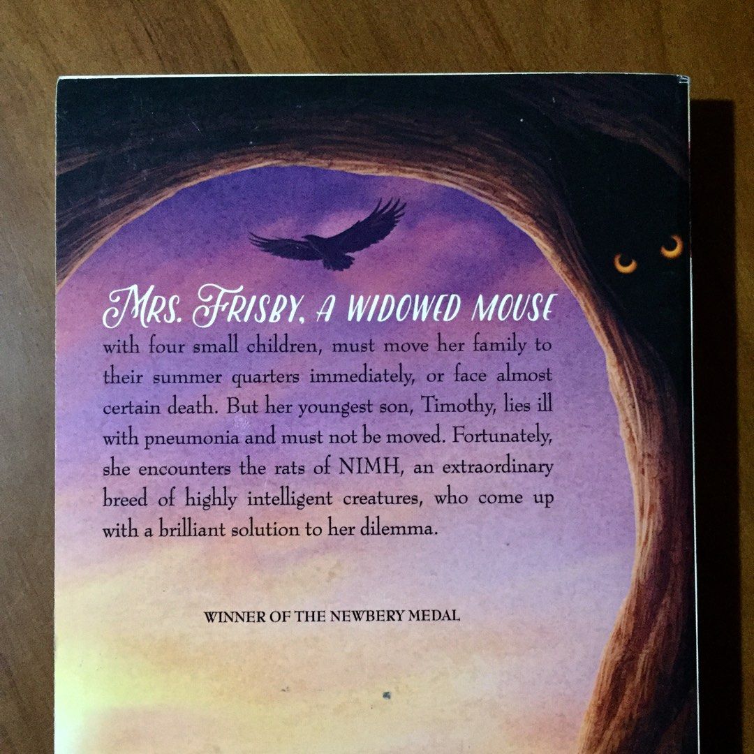 Mrs. Frisby and the Rats of NIMH by Robert C. O’Brien, Illustrated by ...