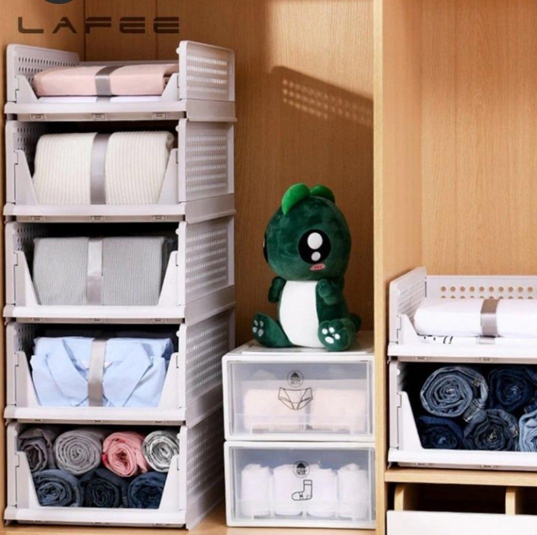 Multi Storey Stackable Drawer Storage Box, Furniture & Home Living ...