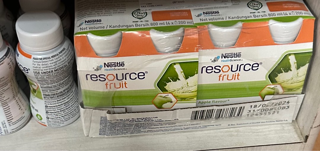 Nestle Resource Fruit 200ml - Juice Beverage Apple Nutritional Liquid ...