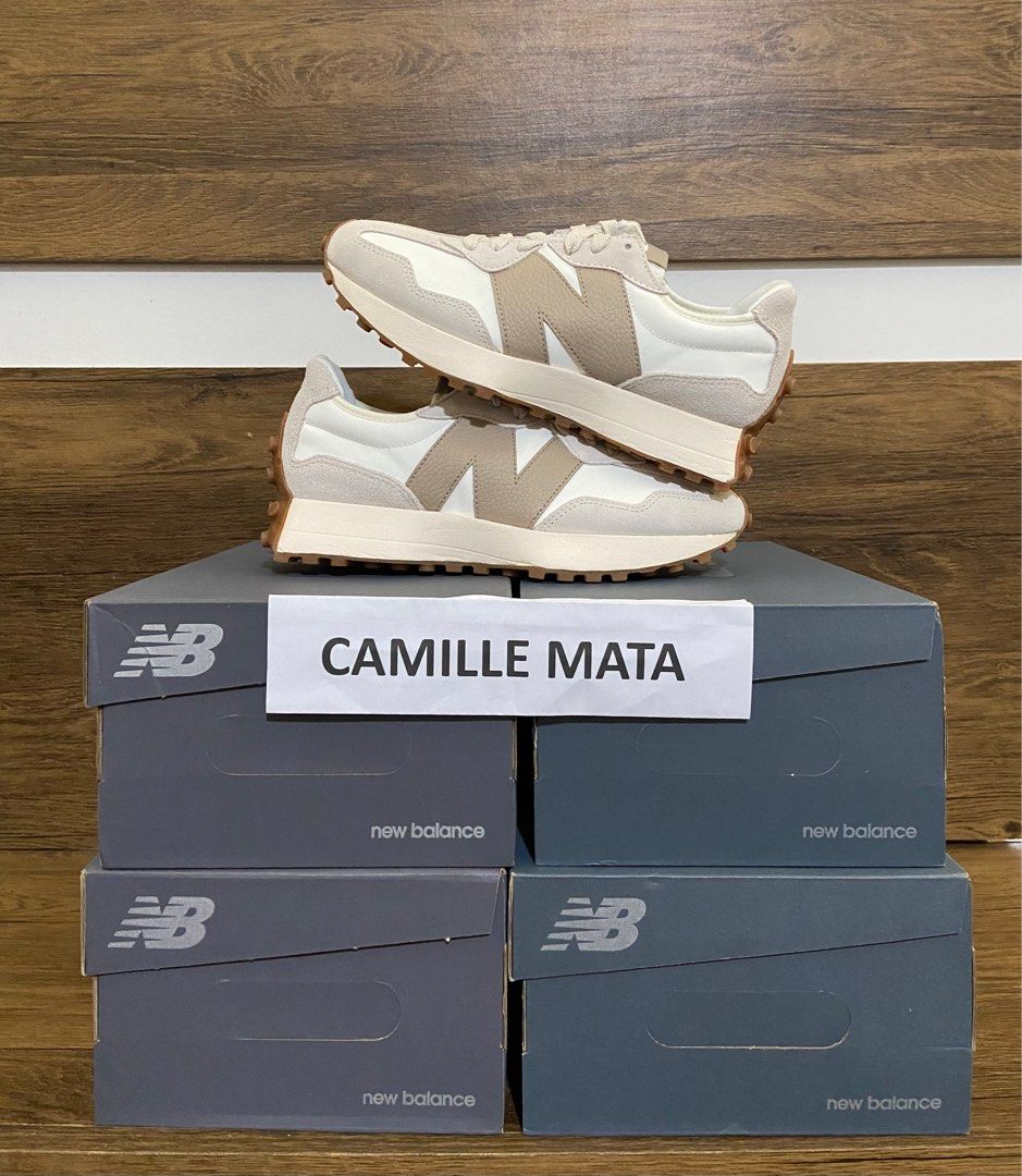 New Balance 327 Moonbeam Driftwood, Women's Fashion, Footwear, Sneakers ...