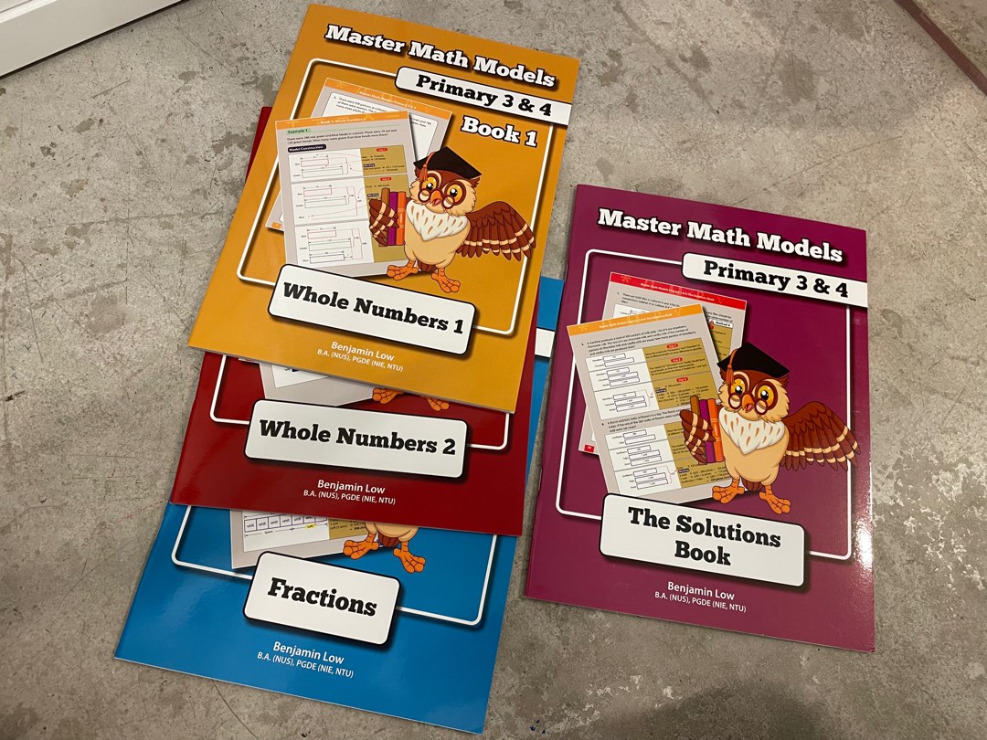 [NEW] Master Math Models P3&4, Book 1-3 + Solutions book, Hobbies ...