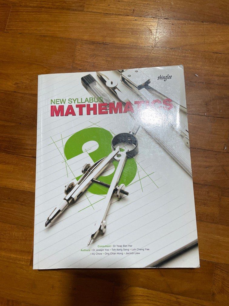 New Syllabus Mathematics 7th Edition shinglee secondary 3 o levels ...
