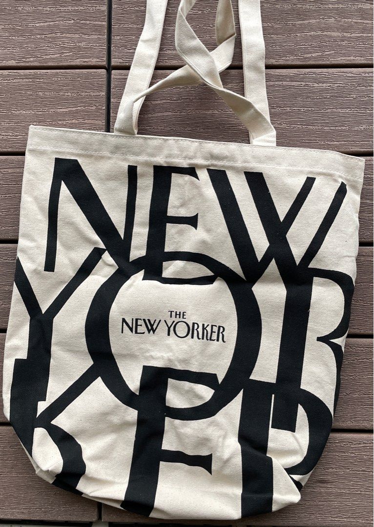 New Yorker magazine tote bag, Women's Fashion, Bags & Wallets, Tote ...