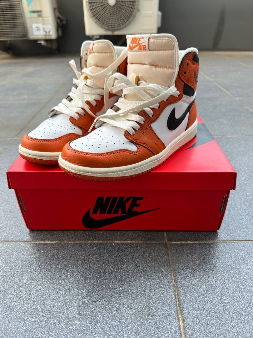 Nike Air Jordan 1 Starfish Repaint Reverse SBB, Fesyen Pria, Sepatu ...