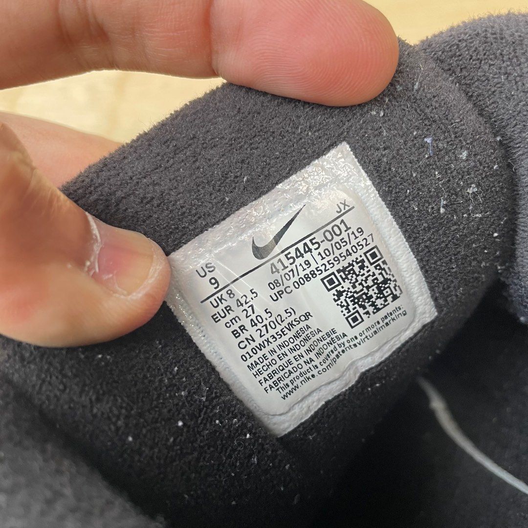 Nike Air M0narch Triple Black (8UK) - RM1OO, Women's Fashion, Footwear ...