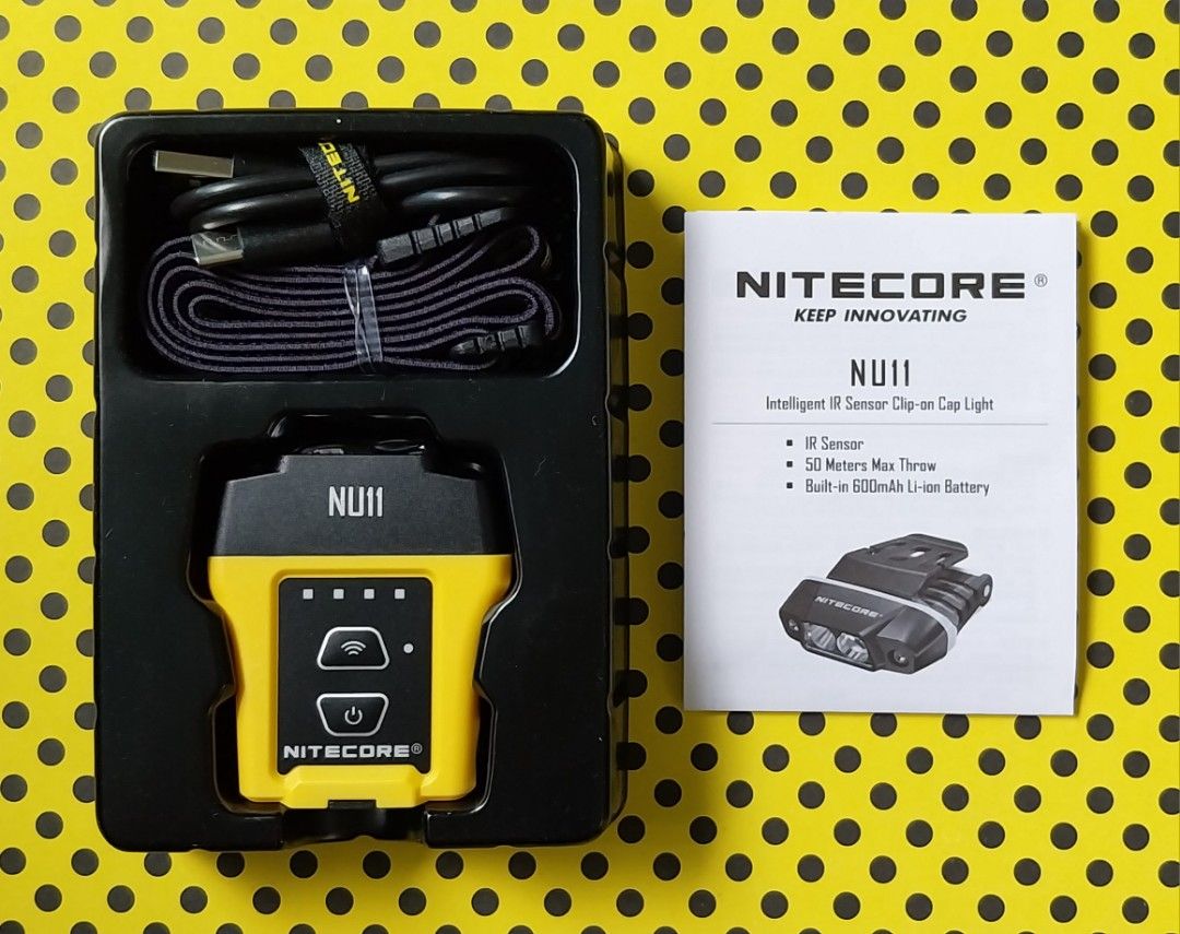 Nitecore NU11 Headlamp with Gesture Control 150 Lumens, Sports Equipment, Hiking & Camping on ...