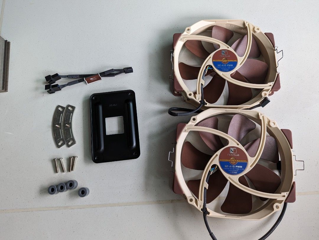 Noctua NH-D15, Premium CPU Cooler with 2x NF-A15 PWM 140mm Fans (Brown ...