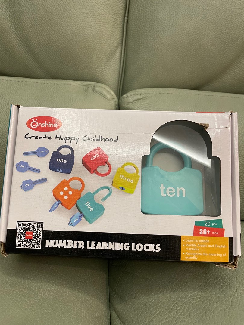 Number learning lock, Babies & Kids, Infant Playtime on Carousell