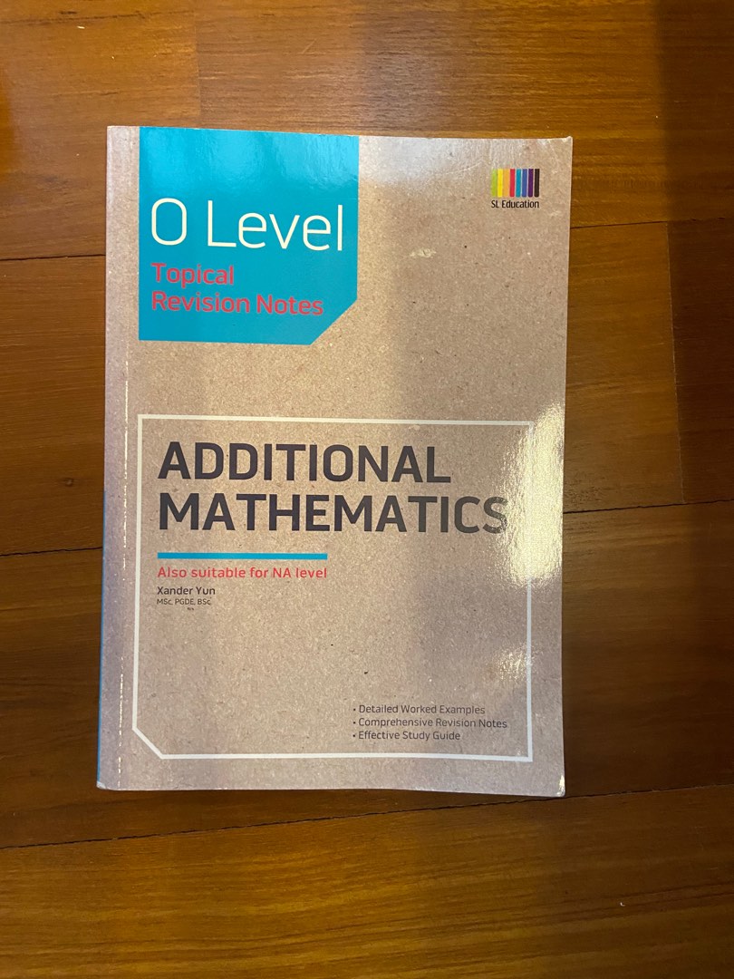 O Level and N Level A-Math Notes, Hobbies & Toys, Books & Magazines ...
