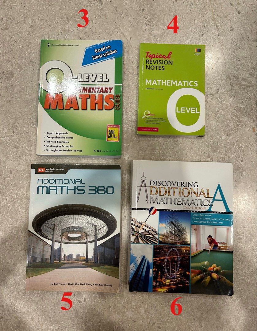 o level secondary emath and amath (2/2), Hobbies & Toys, Books ...