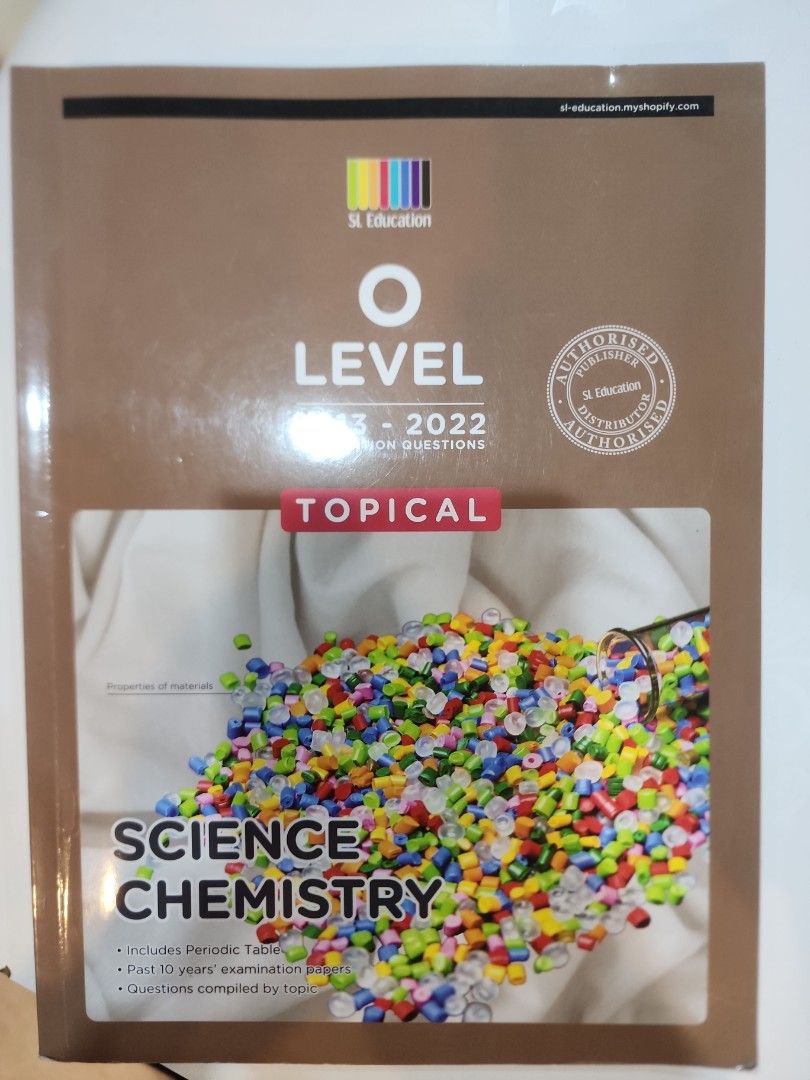 O Level Topical Chemistry, Hobbies & Toys, Books & Magazines ...