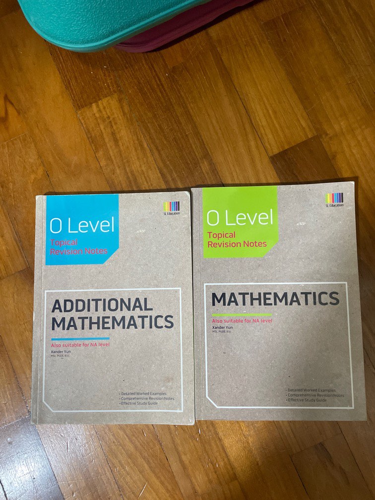 O Level Topical Revision Notes A math and E math, Hobbies & Toys, Books ...