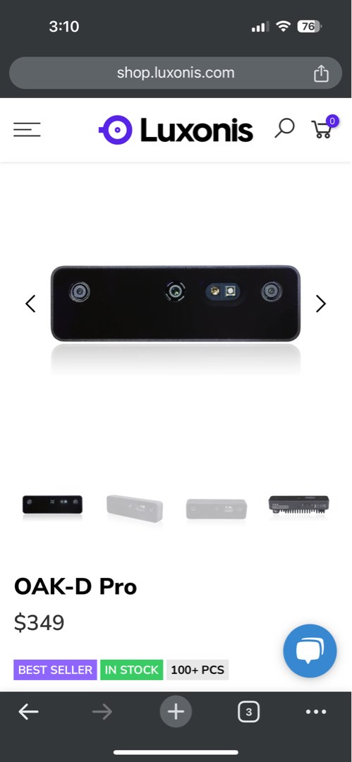 OAK-D Pro Luxonis, Computers & Tech, Office & Business Technology on ...