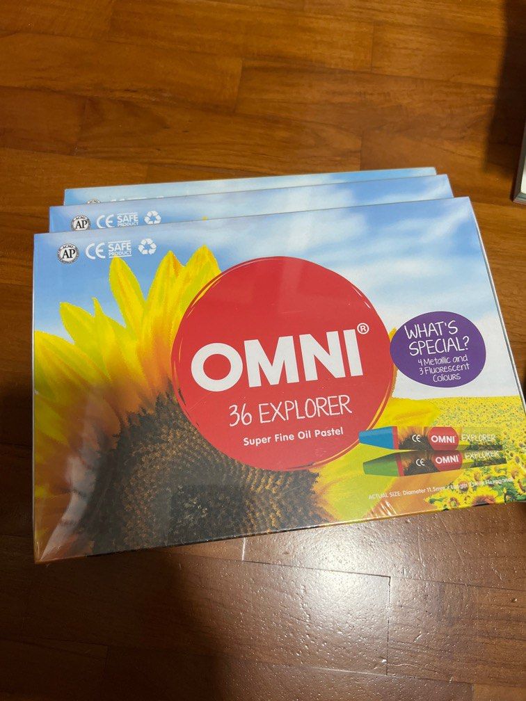 Omni 36 explorer super fine oil pastel crayons, Hobbies & Toys, Stationery & Craft, Stationery ...