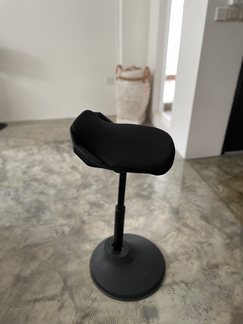 Omnidesk Core Ergonomic Stool Chair, Furniture & Home Living, Furniture ...