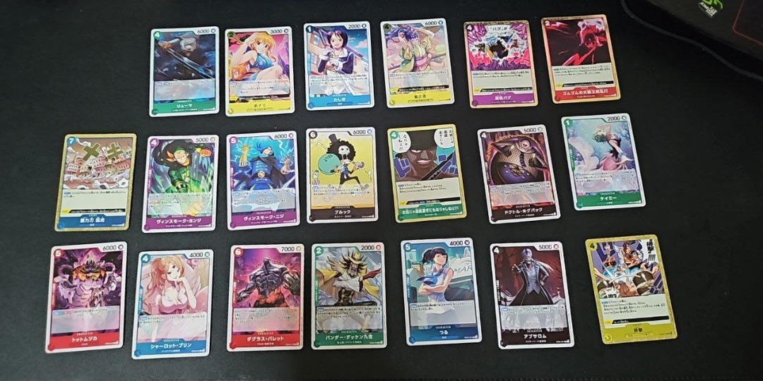 One piece OP6 > 20 Rare cards, Hobbies & Toys, Toys & Games on Carousell