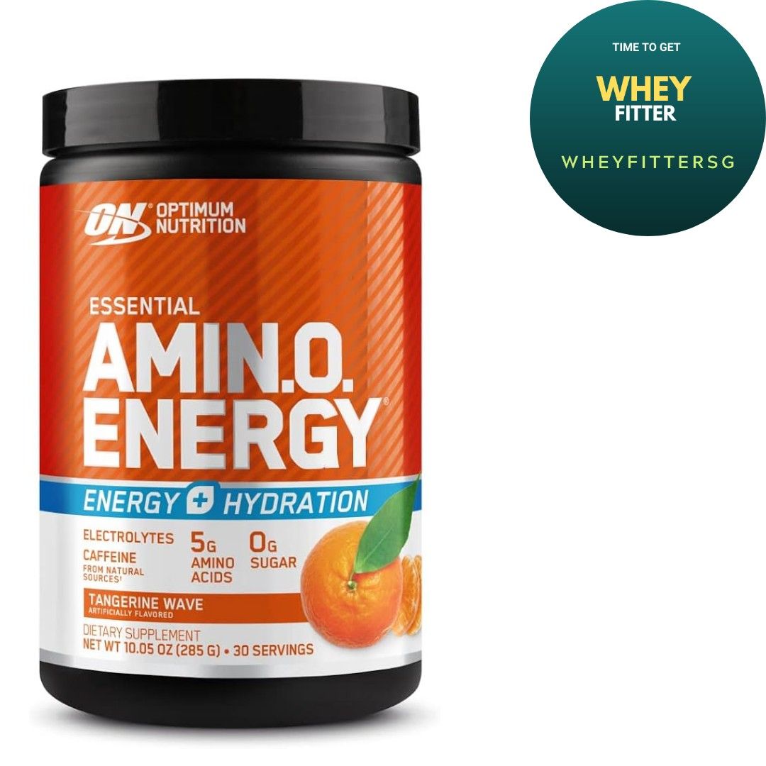 Optimum Nutrition Amino Energy 30s, Health & Nutrition, Health ...
