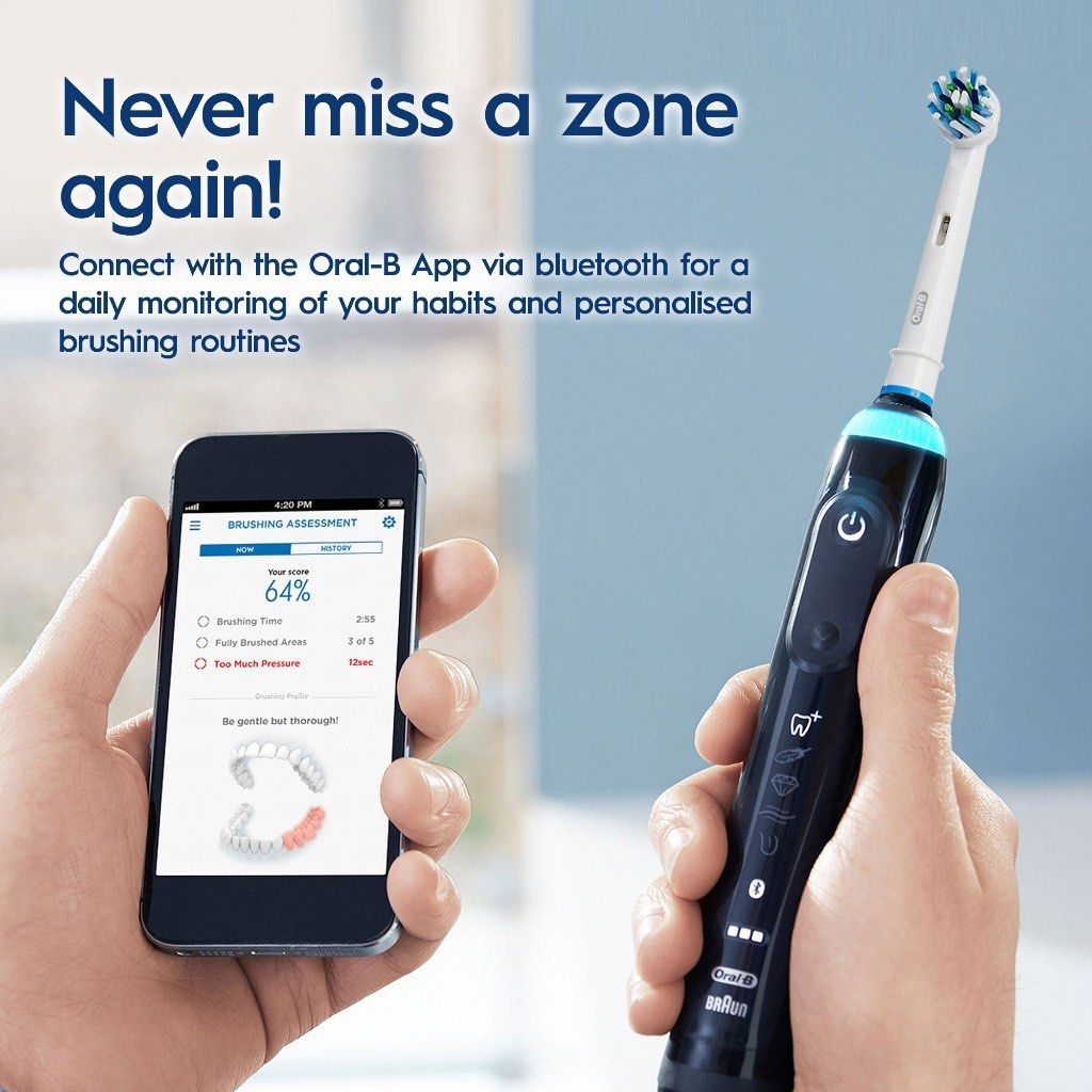 Oral-B Genius 9000 Electric Toothbrush with Gum Care, Floss Action ...
