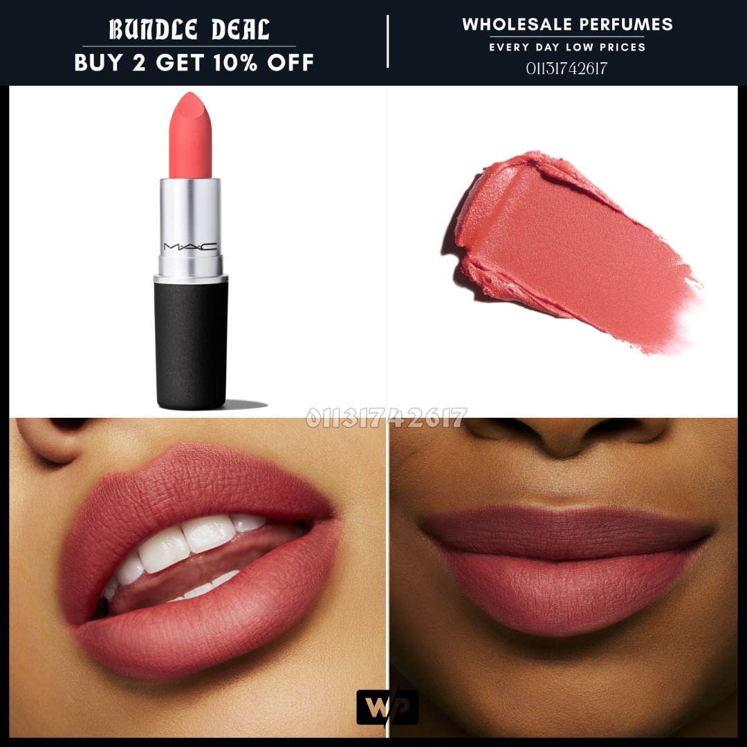[ORIGINAL] MAC POWDER KISS LIPSTICK (928 Sheer Outrage), Beauty ...