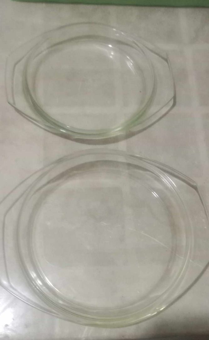 Rush for Sale Original Pyrex Clear Glass Pie Baking Dish, Furniture ...