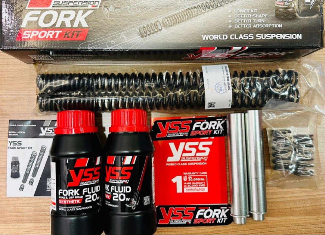 ORIGINAL YSS fork kit for XMAX 300, Motorcycles, Motorcycle Accessories on Carousell