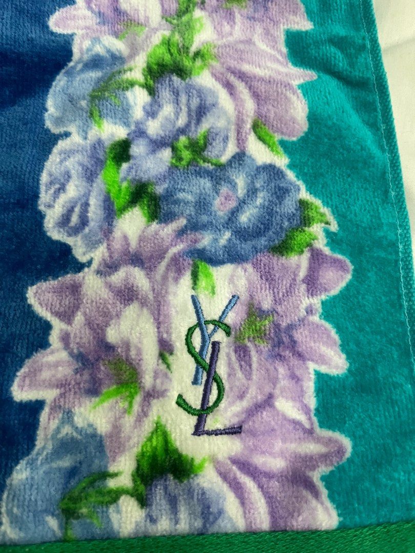 Original Yves Saint Laurent Hand and face towel set, Furniture & Home ...