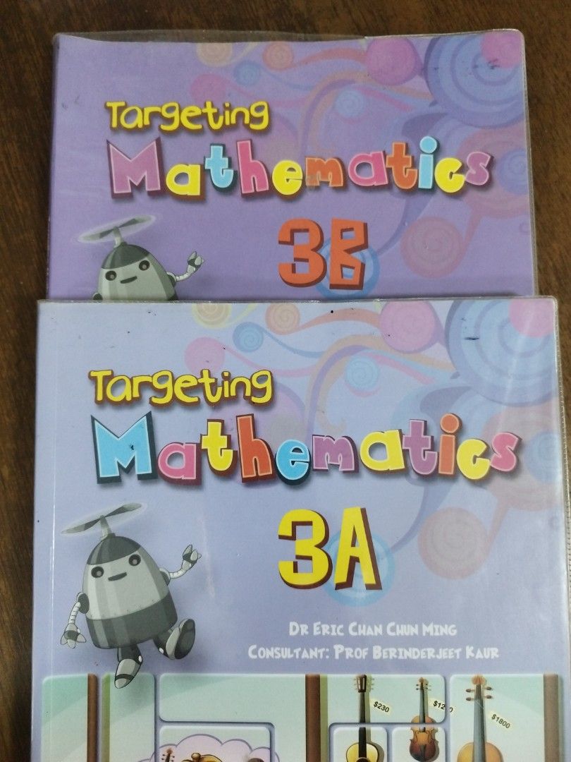 P3 Targeting Math textbook 3A/B, Hobbies & Toys, Books & Magazines ...
