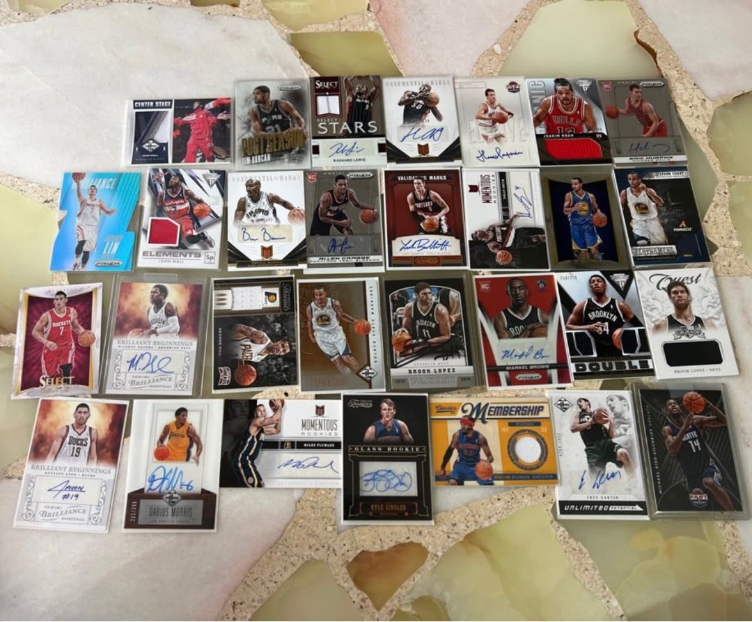 Panini NBA cards with signature, Hobbies & Toys, Memorabilia ...