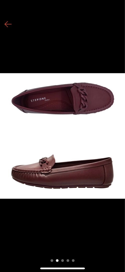 Payless Stepone Maroon Loafers, Women's Fashion, Footwear, Loafers on ...