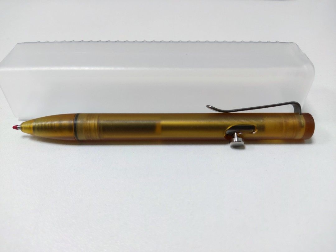 PEI Ultem Bolt action Ballpoint Pen, similar to tactile turn. Tactical ...