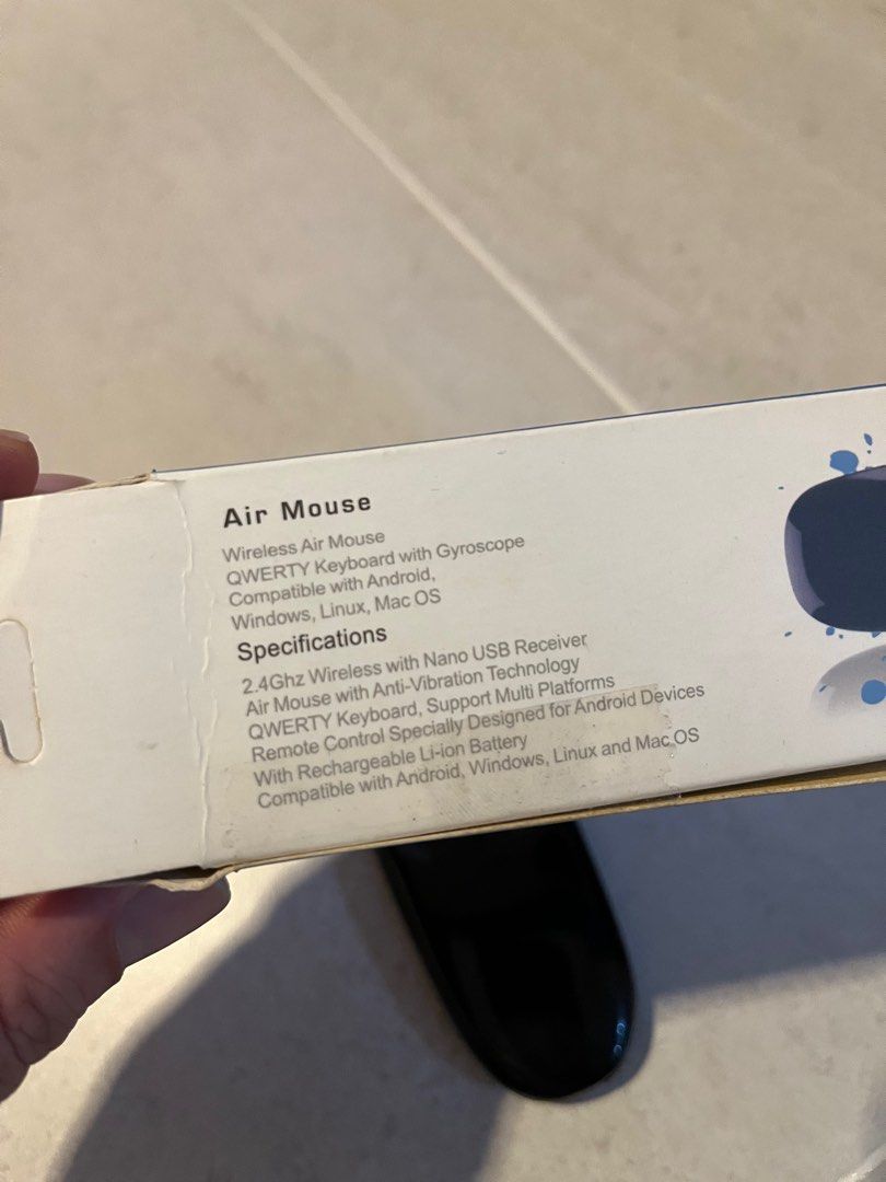 Philip air mouse with gyroscope qwerty keyboard, TV & Home Appliances ...