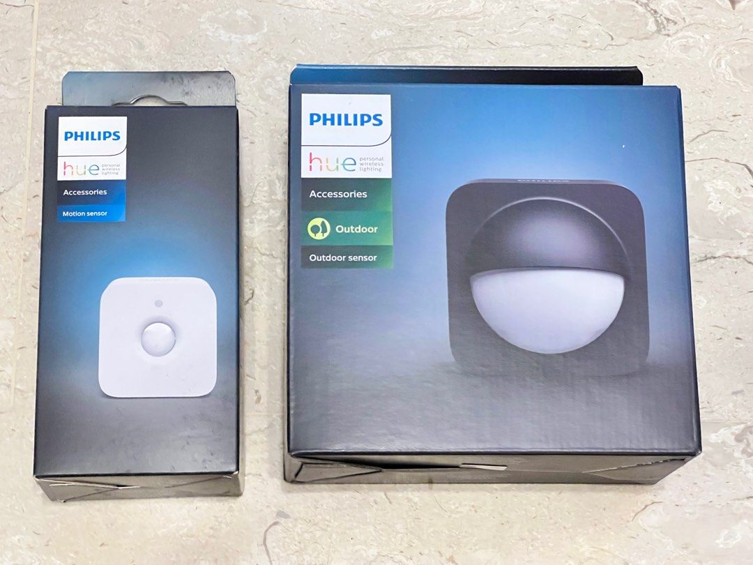 Philips Hue Sensor (Outdoor sensor + Motion Sensor), Furniture & Home ...