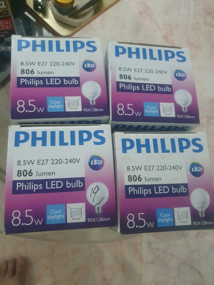 PHILIPS LED BULB 806 LUMEN, TV & Home Appliances, Electrical, Adaptors ...