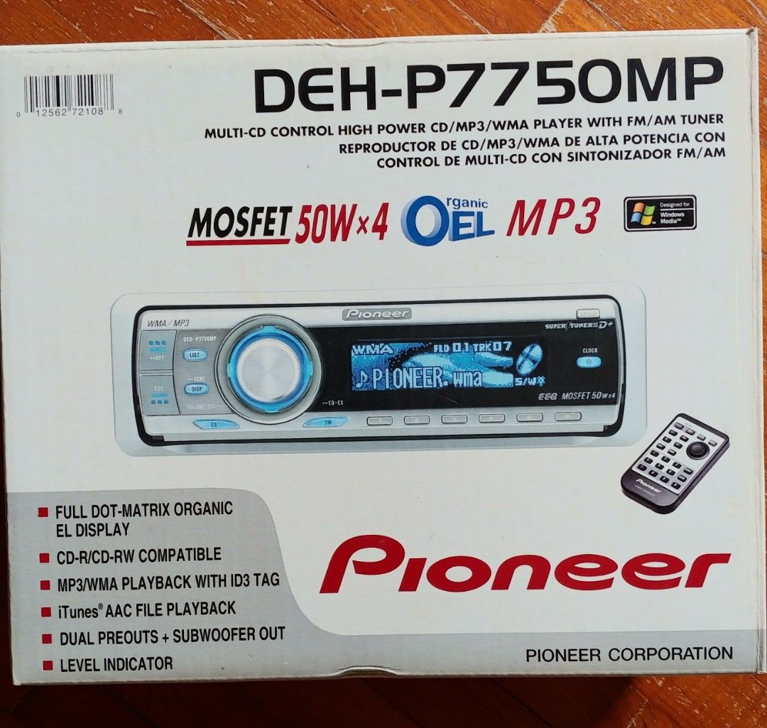 Pioneer Headset DEH P7750, Car Accessories, Accessories on Carousell