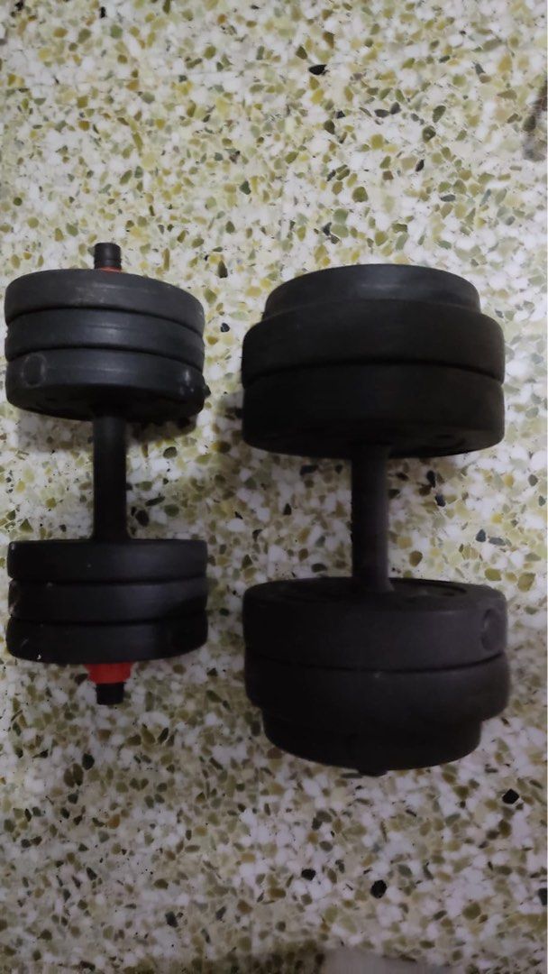 Plastic weight dumb up to 20KG, Sports Equipment, Exercise & Fitness ...
