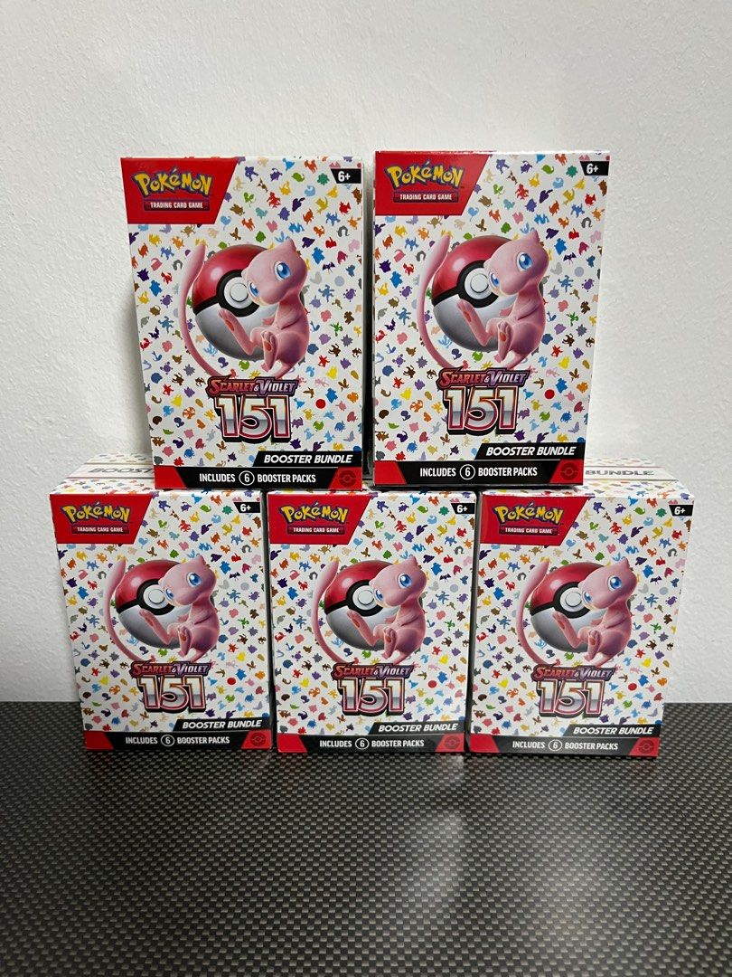 Pokemon 151 booster bundle (English), Hobbies & Toys, Toys & Games on ...