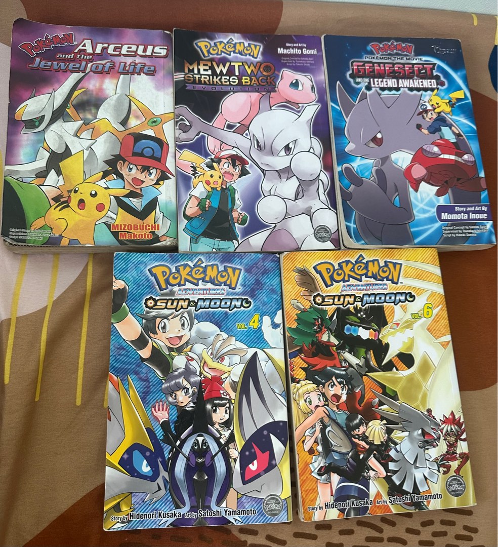 Pokemon Books (Comics) - 5 books, Hobbies & Toys, Books & Magazines ...