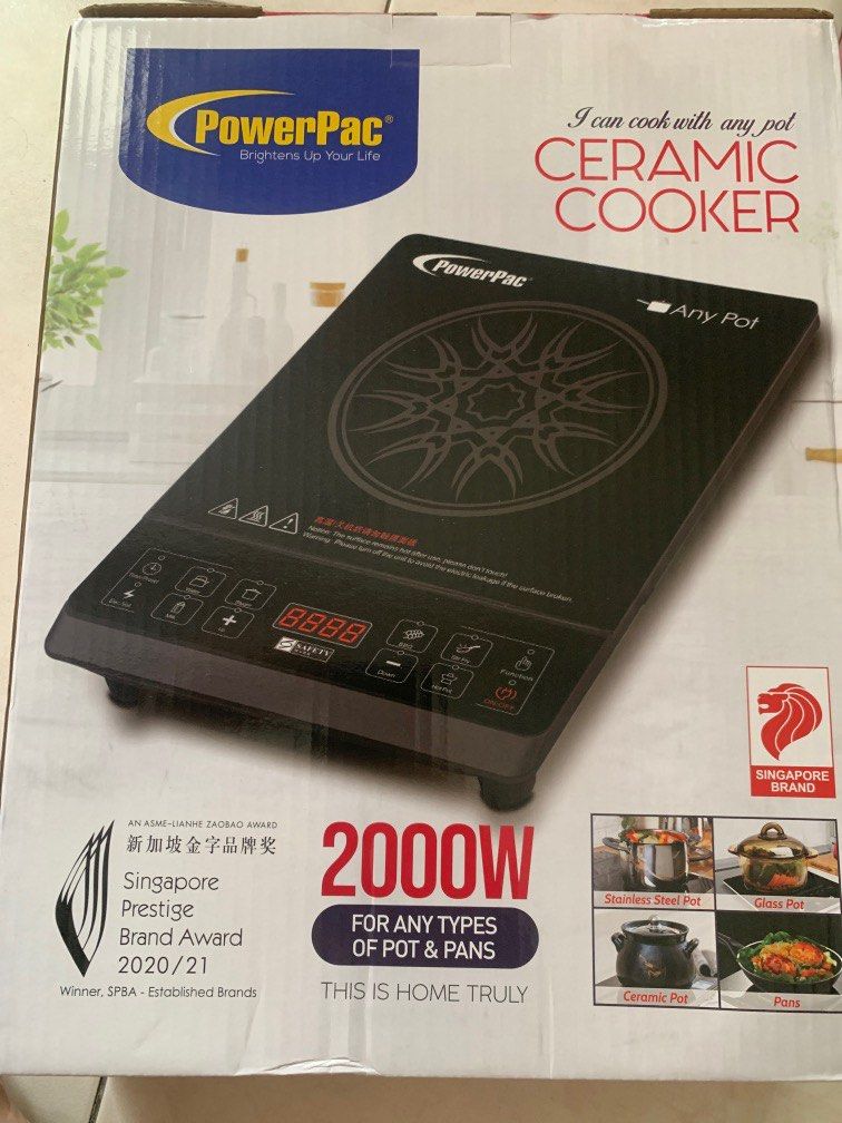 PowerPac Ceramic cooker, Furniture & Home Living, Kitchenware ...