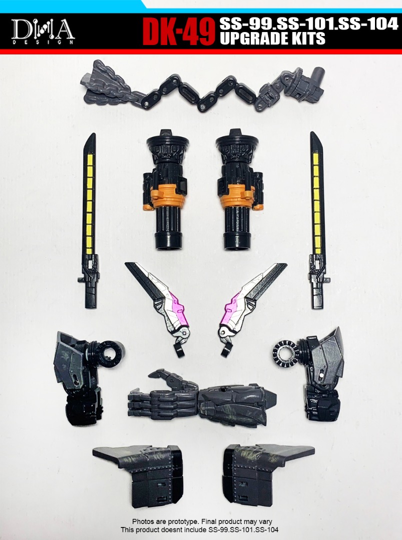 DNA Design, DK-49 upgrade kits for Studio Series ROTB Nightbird ...