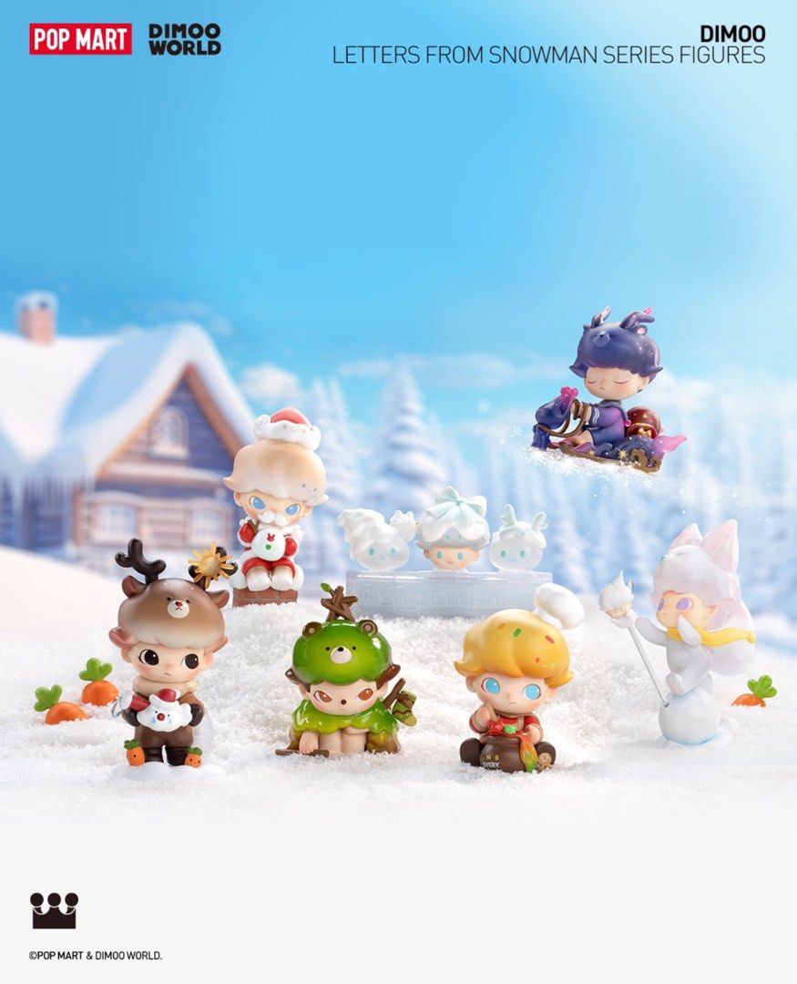 Dimoo Christmas - Letter from Snowman, Hobbies & Toys, Toys & Games on ...