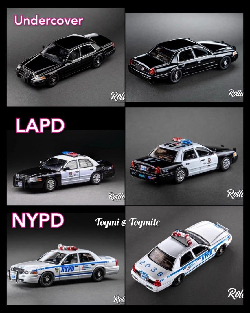 Preorders 1/64 Rollin Ford Victoria Police NYPD LAPD Need For Speed ...