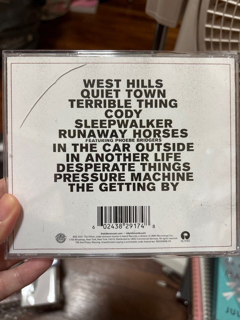 THE KILLERS PRESSURE MACHINE SIGNED CD: BRANDON, Hobbies & Toys, Music ...